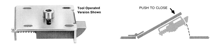 Camloc Flush Mounted Panel Latches - 118L Series